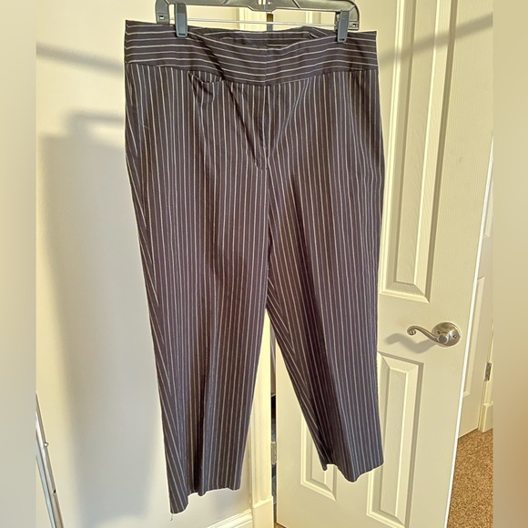 Lane Bryant | Pants & Jumpsuits | Pinstripe Dress Capri Pant By New ...
